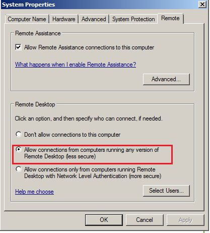 Remote desktop cannot connect to the remote computer - Techyv.com